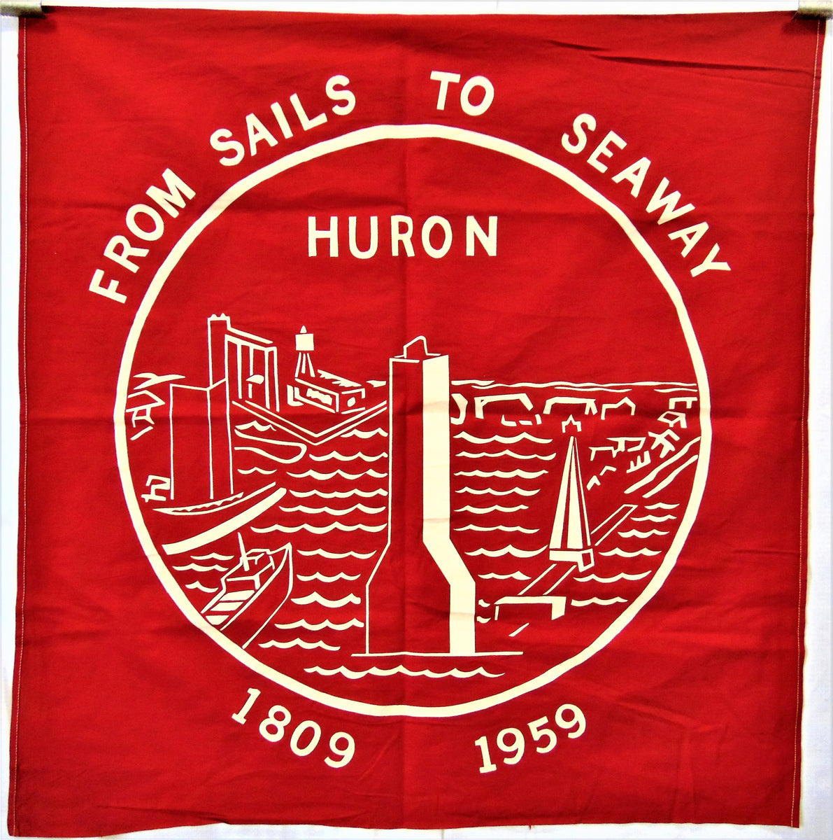 Vintage Huron Sesquicentennial Flag – Vintage Flags