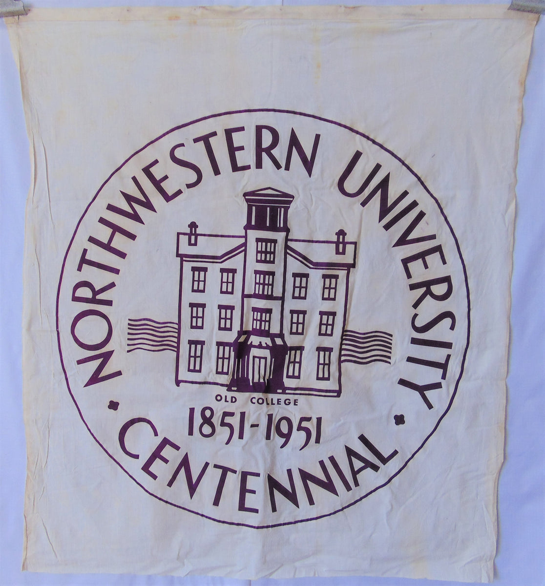Vintage Northwestern Univerity Centennial Flag – Vintage Flags