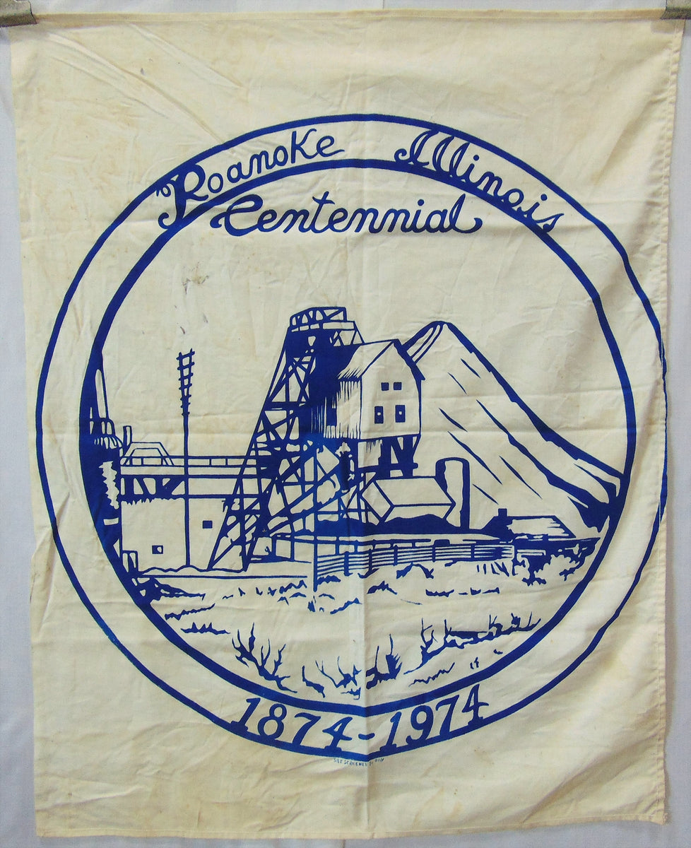 Vintage Roanoke, Illinois Flag – Vintage Flags